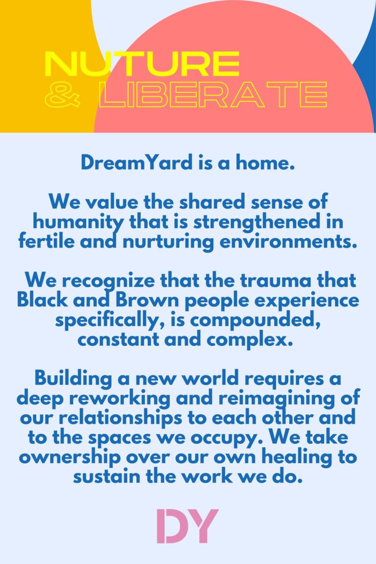 Professional Development - DreamYardTeaching Artist Profiles - DreamYard